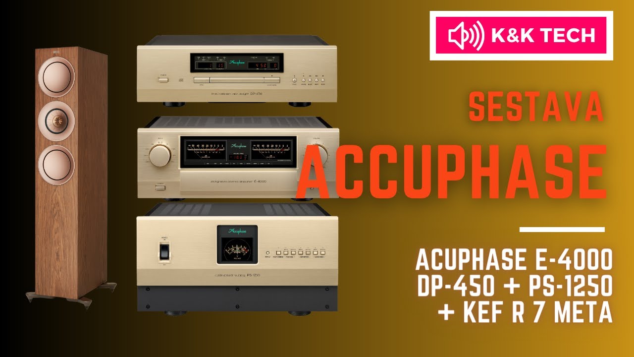 Accuphase E-4000, PS-1250, DP-450 a KEF R7 Meta 🤩 [Recenze & Představení] - YouTube
