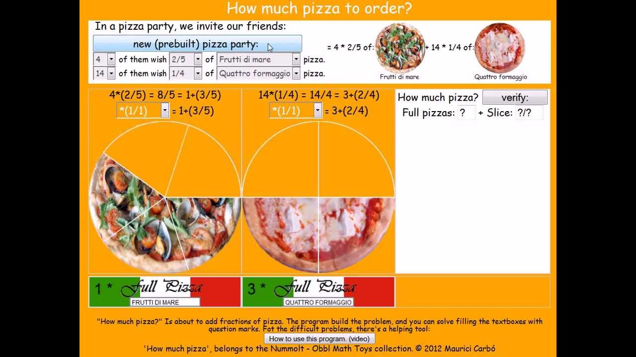 How much pizza to order? - YouTube