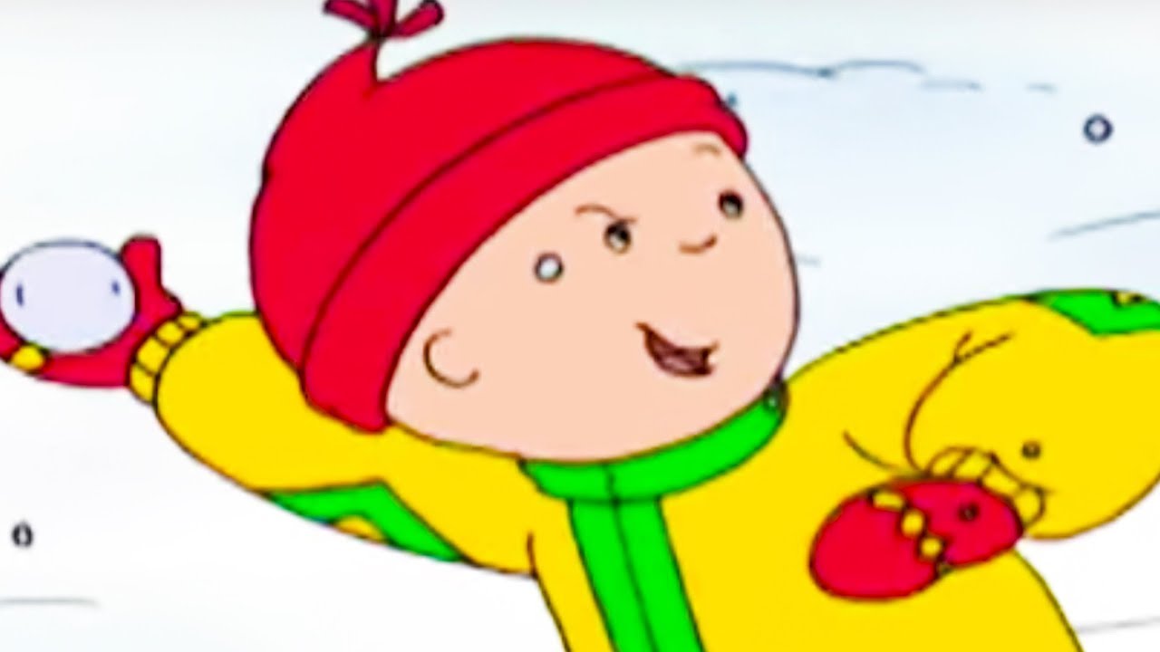 Caillou en Español - Guerra de nieve de Caillou | Dibujos Animados ...
