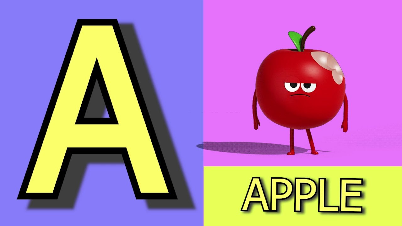 A for apple, B for bat | Phonic Songs | Phonics Sound abcd learning ...