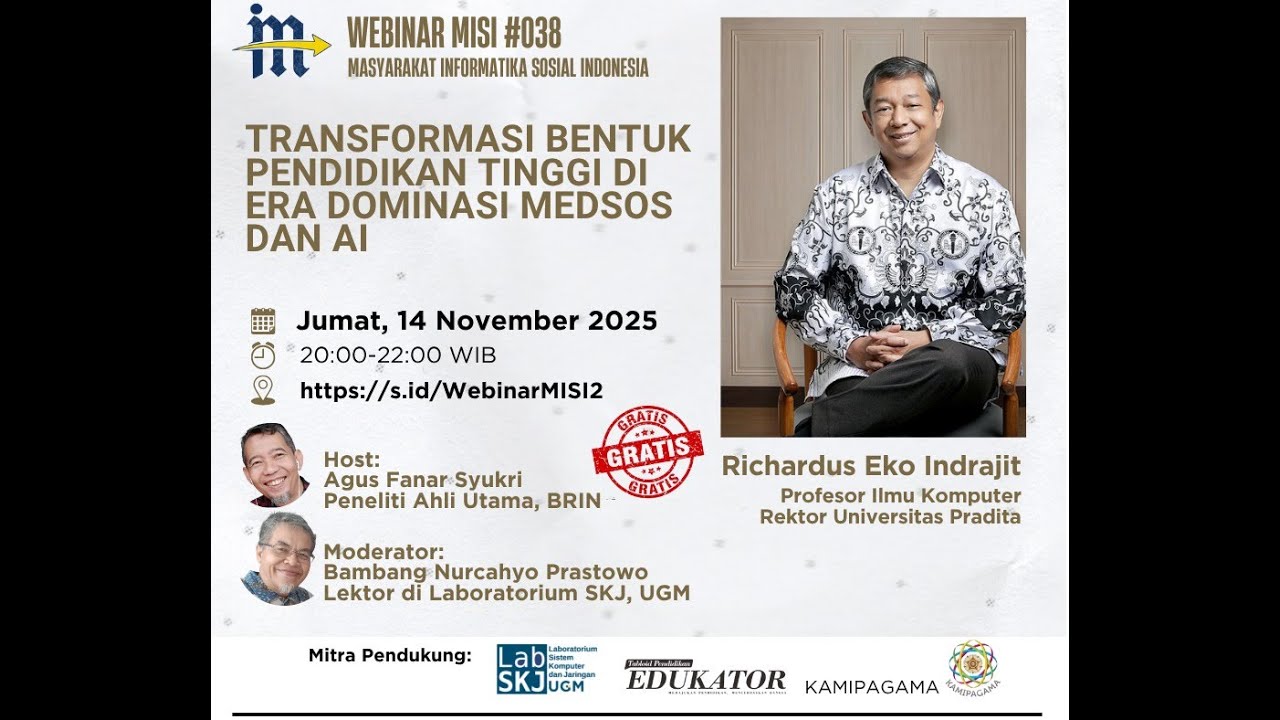 Transformasi Bentuk Perguruan Tinggi di Era Medsos dan AI - YouTube
