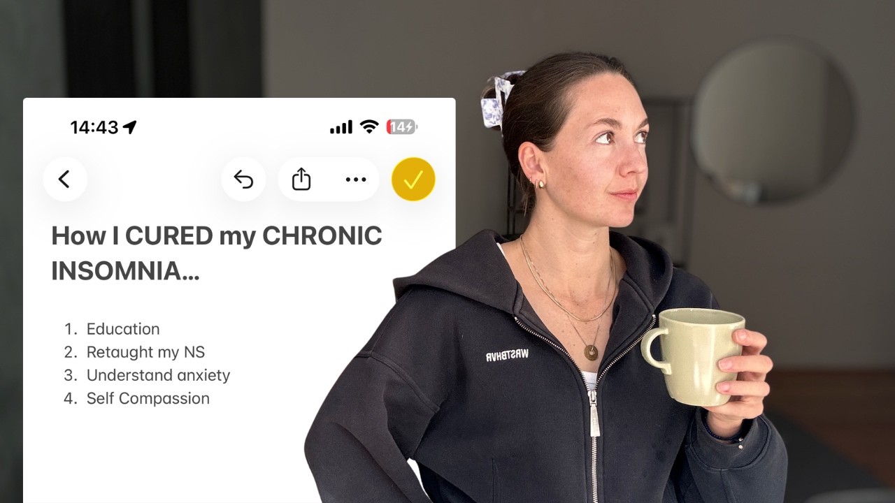 The EXACT treatment that cured my CHRONIC INSOMNIA - YouTube