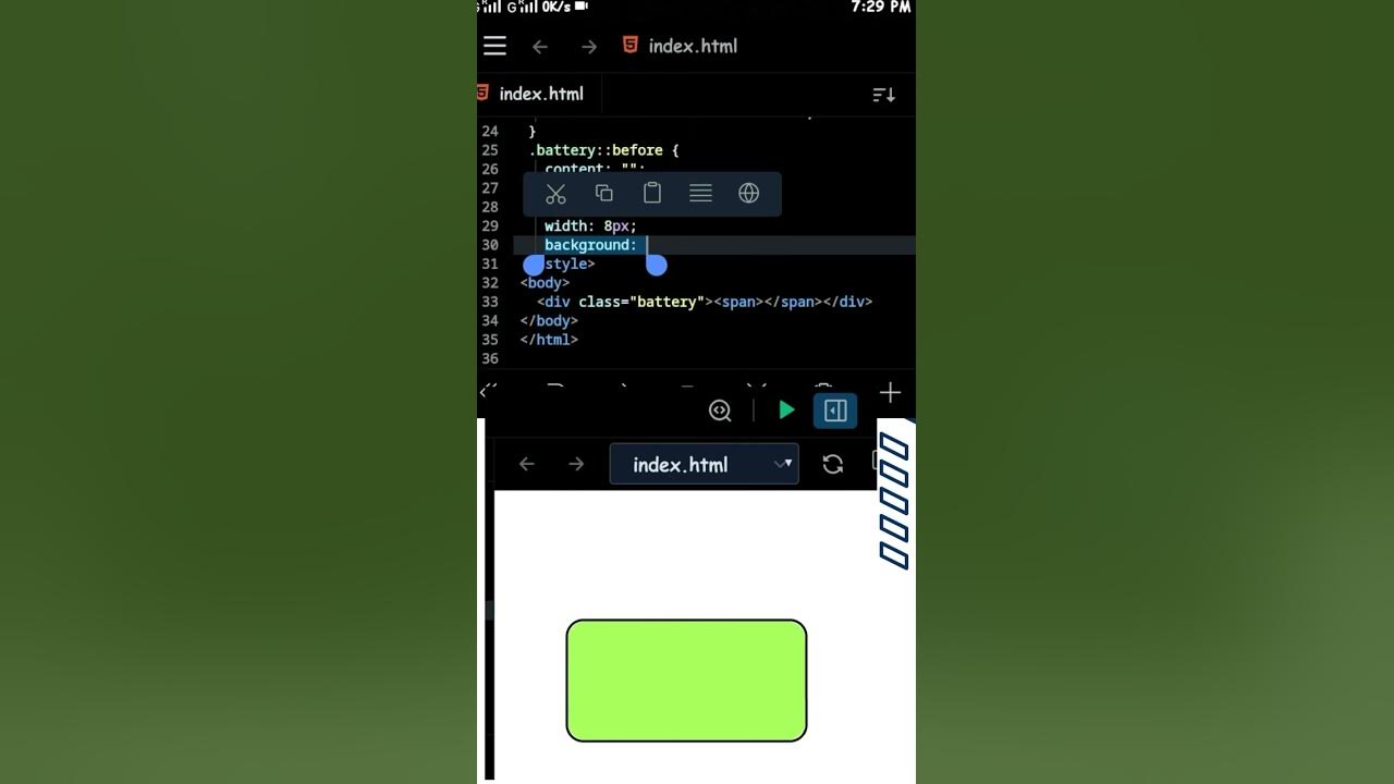 Make A Battery Charging Css Animation Css Html Coding Css3danimation Cssbattery Shorts