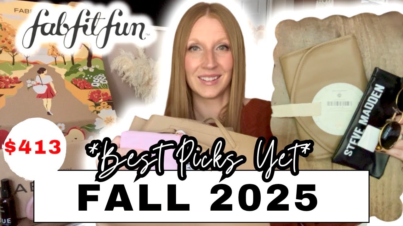 FABFITFUN 🍂 FALL 2025 UNBOXING + FREE GIFT BOX 🎁 20% CODE! #fabfitfun ...