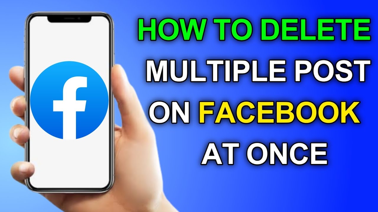 How To Delete Multiple Post On Facebook At Once YouTube How To Delete Multiple Post On Facebook At Once YouTube