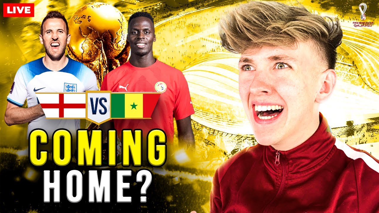 England Vs Senegal Live Watchalong Fifa World Cup 2022 Youtube