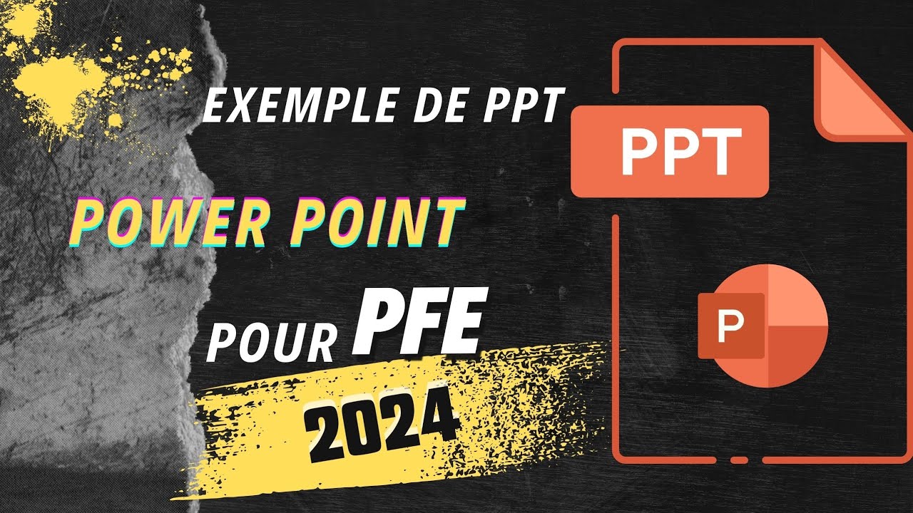 comment faire la présentation ppt de mon PFE , je vous donne un modèle ...