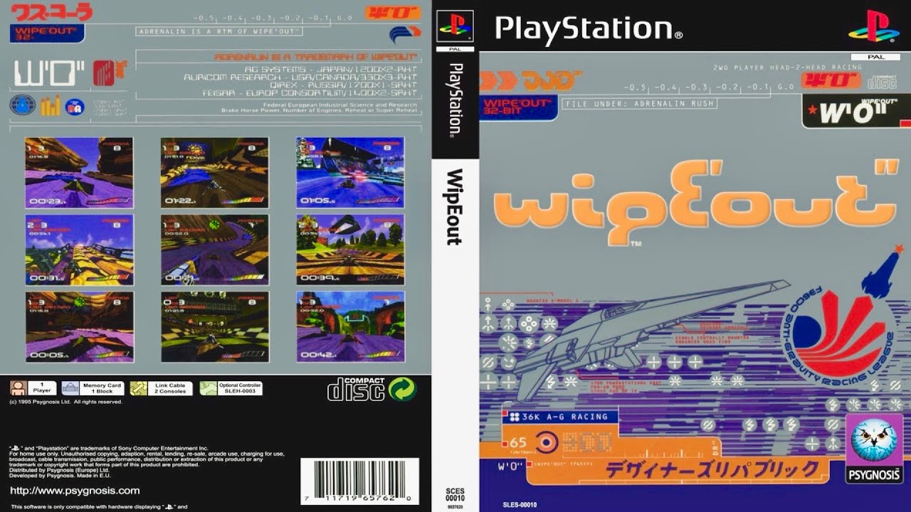 WipeOut PlayStation Full Soundtrack | Gamers Paradise