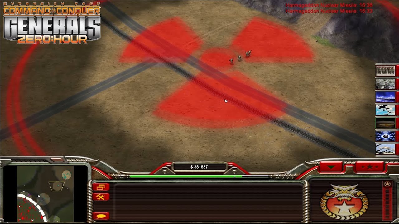 Experimental Nuke 1 vs 5 GLA Rebel | Command and Conquer Generals Zero ...