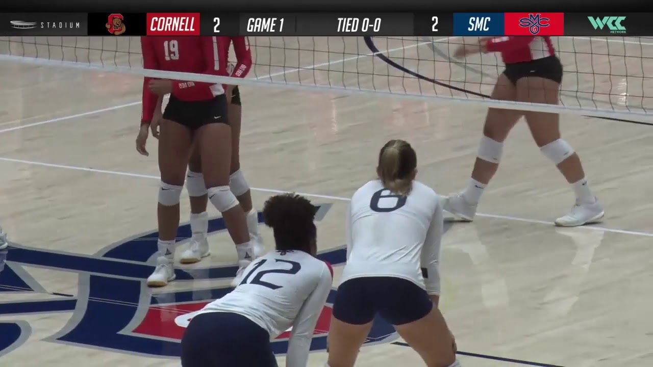 WCC Volleyball | Cornell at Saint Mary's | September 13, 2019 - YouTube
