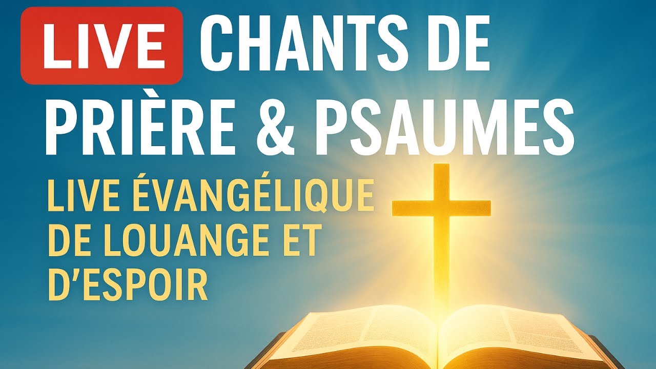 CHANTS DE PRIÈRE & PSAUMES – LIVE ÉVANGÉLIQUE DE LOUANGE ET D’ESPOIR ...