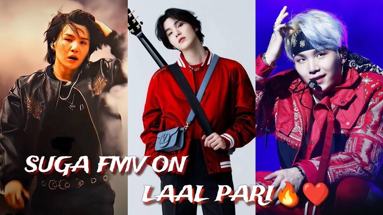 Req vid* SUGA FMV ON LAAL PARI|HOUSEFULL 5|BTS MEMBER MIN YOONGI HOT FMV ON LAAL PARI🔥 ️ SUGA ...