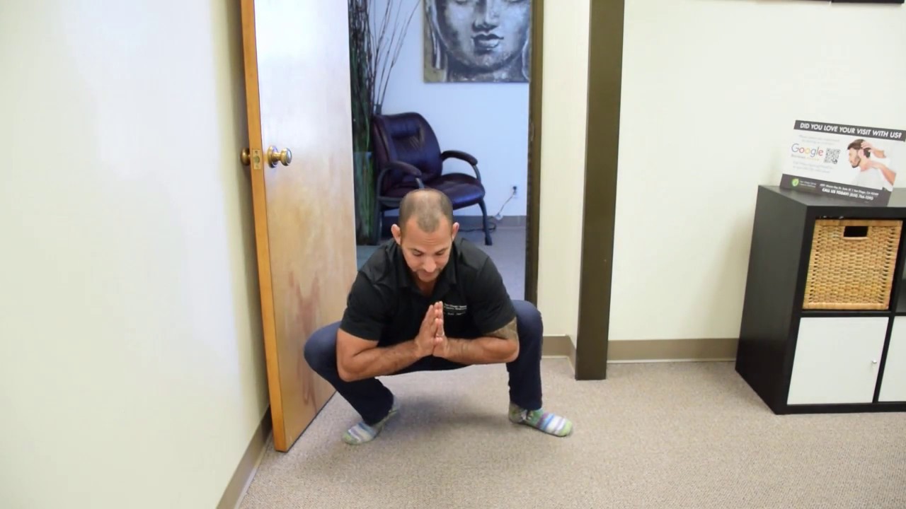 Ep 296 - Prayer Squat Pose - YouTube