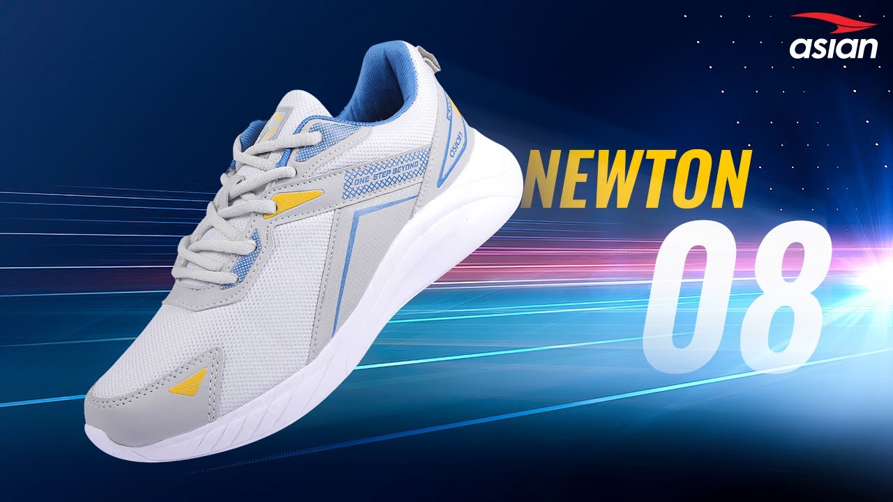 Asian Newton-08 Running Shoes | Breathable Mesh Upper | Soft Cushion Tech for Extra Comfort ...