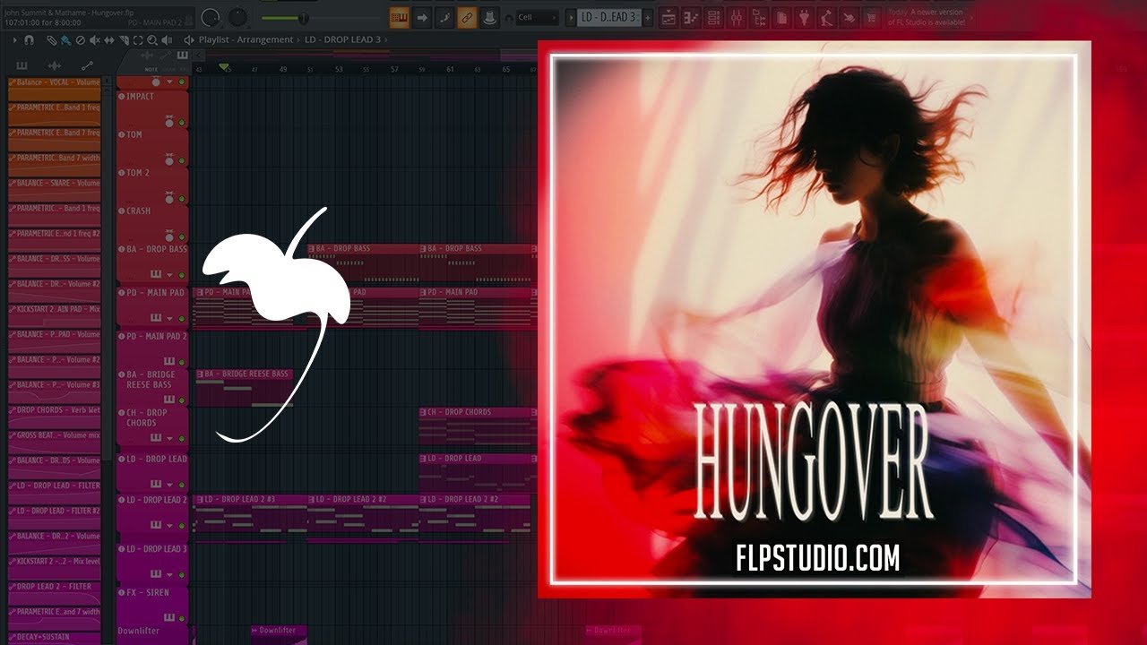 John Summit & Mathame - Hungover (ft. Camden Cox) (FL Studio Remake) - YouTube