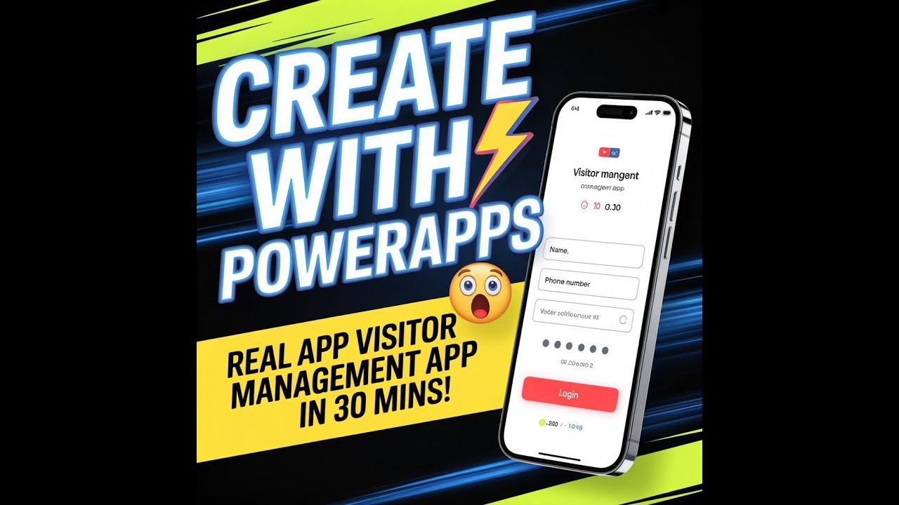 How to Build Visitor Management System in PowerApps | PowerApps Tutorial | Step-by-Step - YouTube