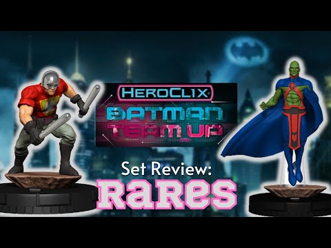 Heroclix Set Review: DC Batman Team Up Rares - YouTube