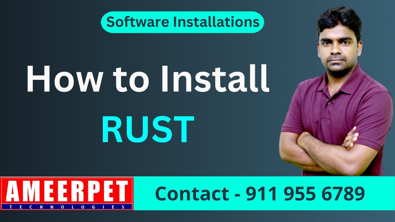How to download and install RUST software | Coding | By Srinivas - YouTube