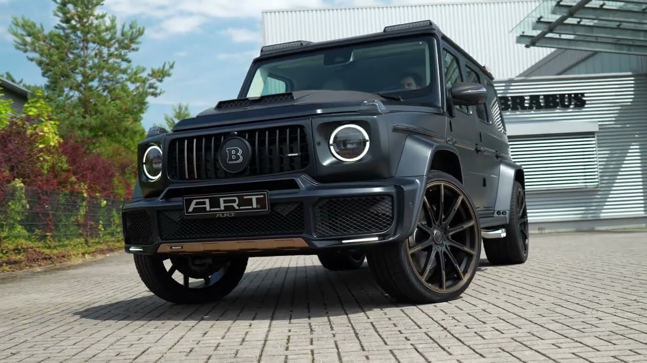 1 of 1 MERCEDES G-CLASS BRABUS 800 // UNIQUE MAGNO BLACK & GOLD ...