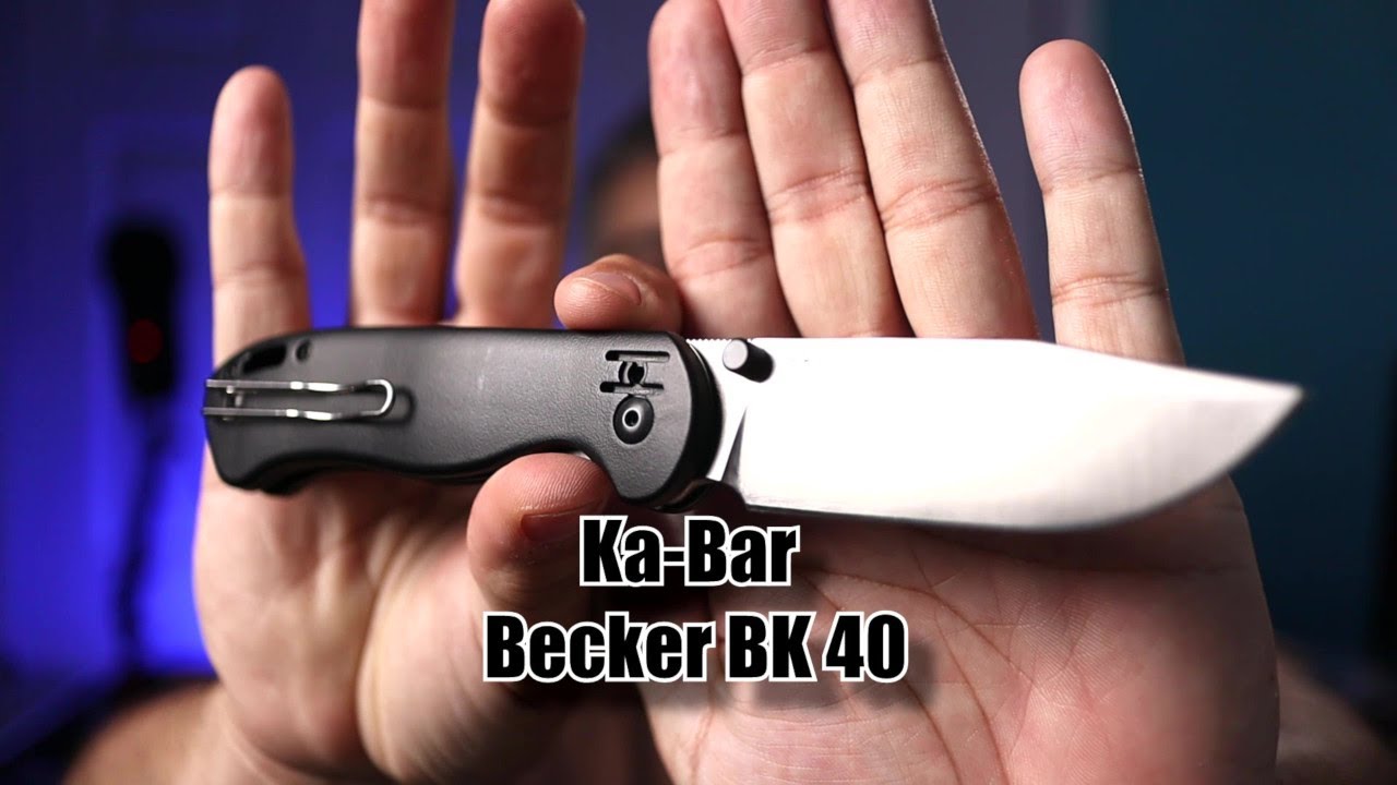 Ka-Bar Becker BK 40 | Best Large Budget Folder! - YouTube