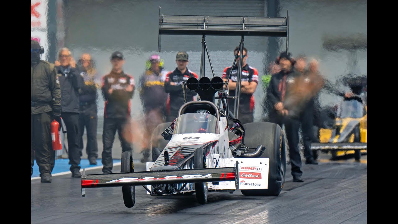 Santa Pod Raceway Main Event Top Fuel Semi Final. New European ET and ...