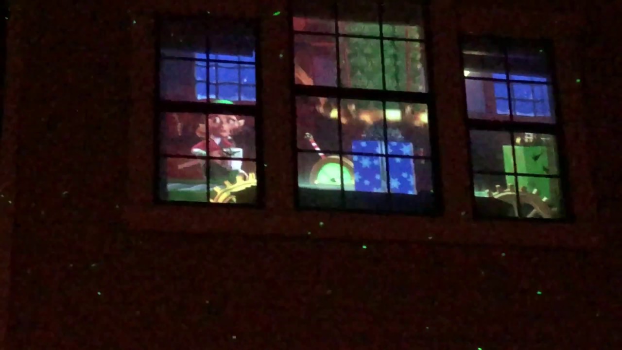 AtmosFX Santa’s Elves Projection Christmas Display - YouTube