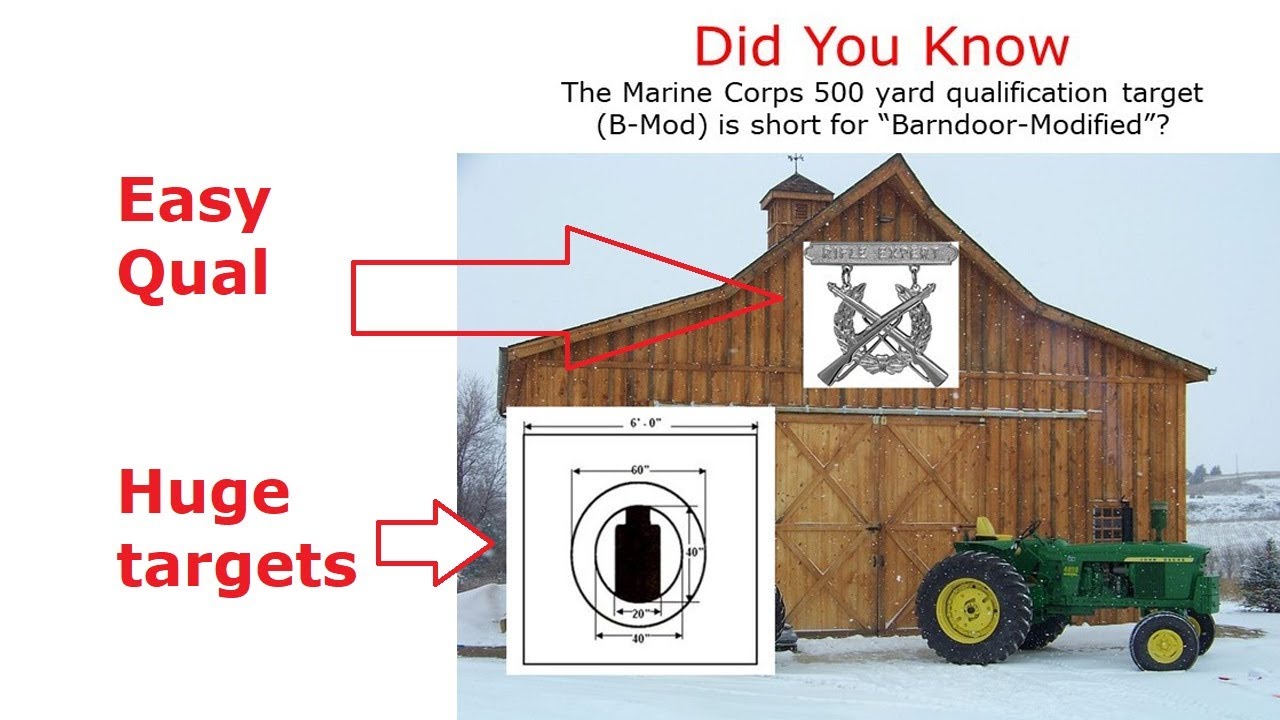 Marine Corps Rifle Qualification Targets are Enormous - YouTube