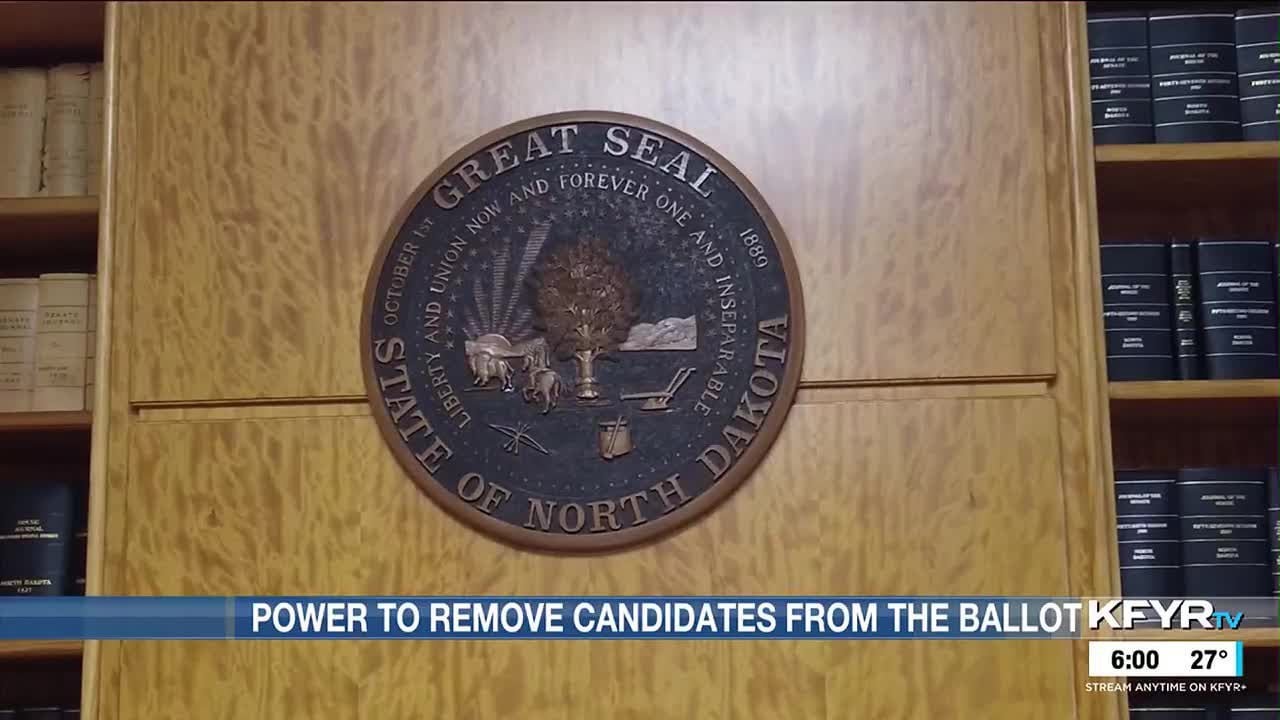 Who has the power to remove candidates from the ballot? Could it happen ...