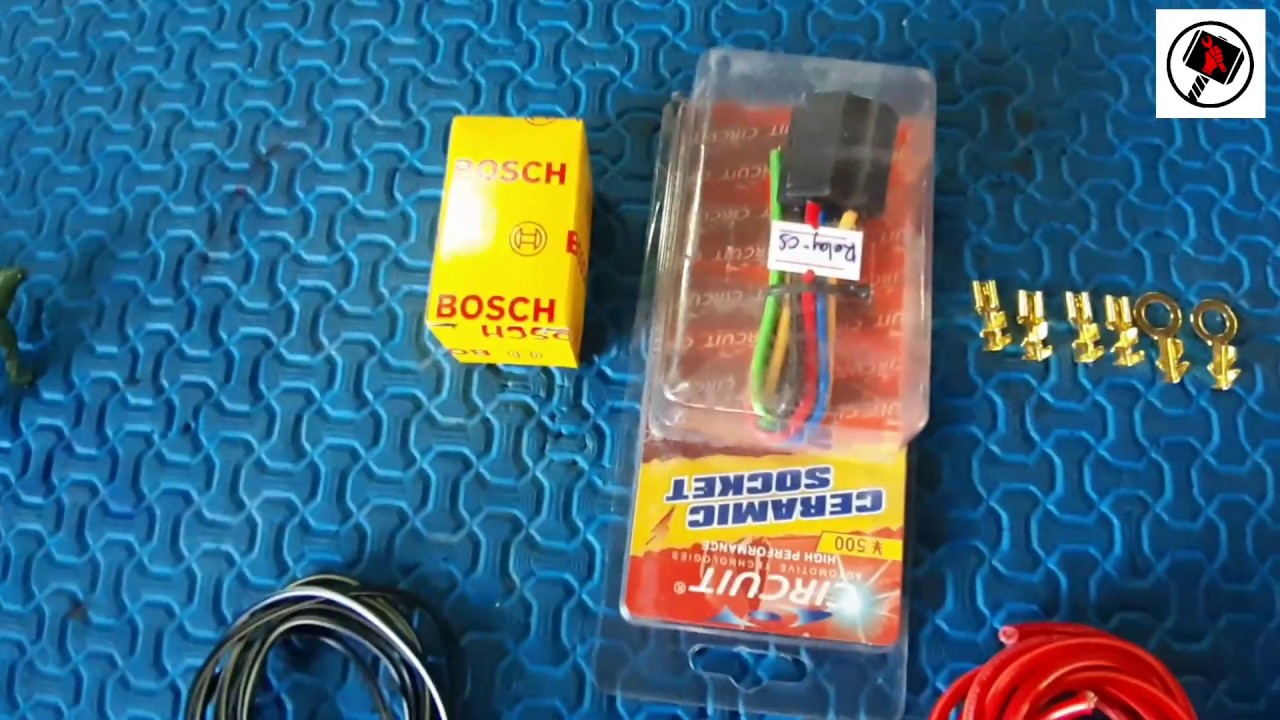 HOW TO WIRE PROPERLY A BOSCH RELAY | INSTALLING TWIN HORN | KAWASAKI ...