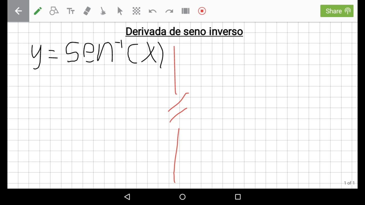 Derivación implícita - derivada de seno inverso - YouTube