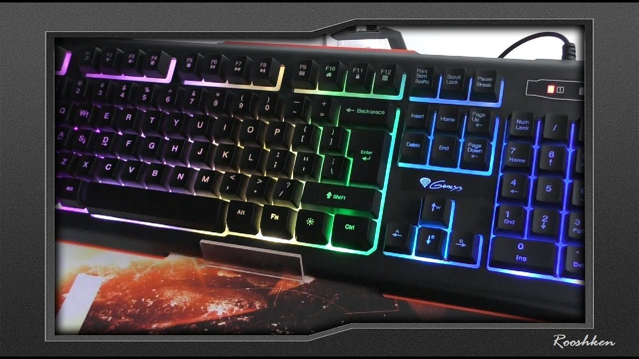 Genesis Rhod 400 RGB - Niedroga klawiatura membranowa z diodami RGB ...