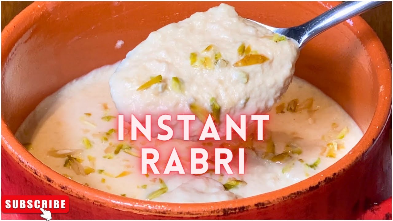 How To Make Instant Rabri | Instant Rabri Recipe In 10 Minutes | Bread ...
