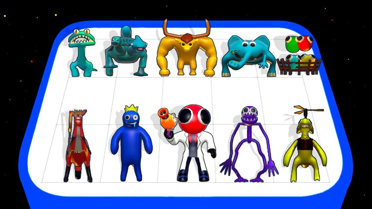 Merge Color Rainbow Friends, ( Merge Rainbow Friends) Banban Monster ...