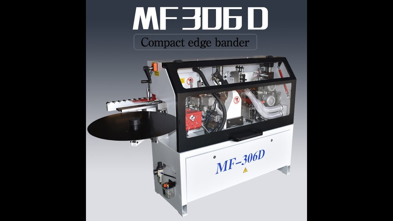 MF306D Compact edge banding machine,edge bander - YouTube