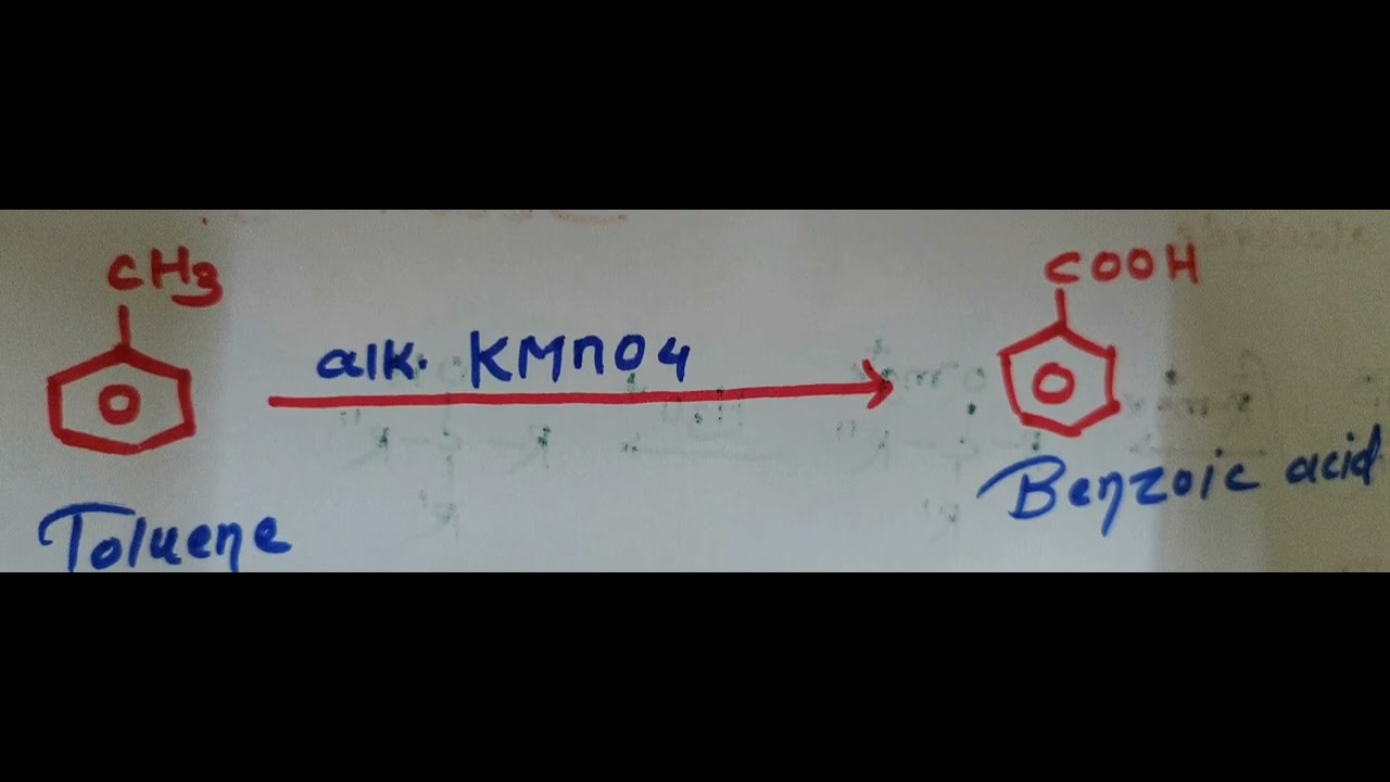 conversion of toluene to benzoic acid@chemsayari. - YouTube