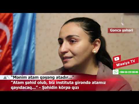 Şəhidin  körpə qızı: \