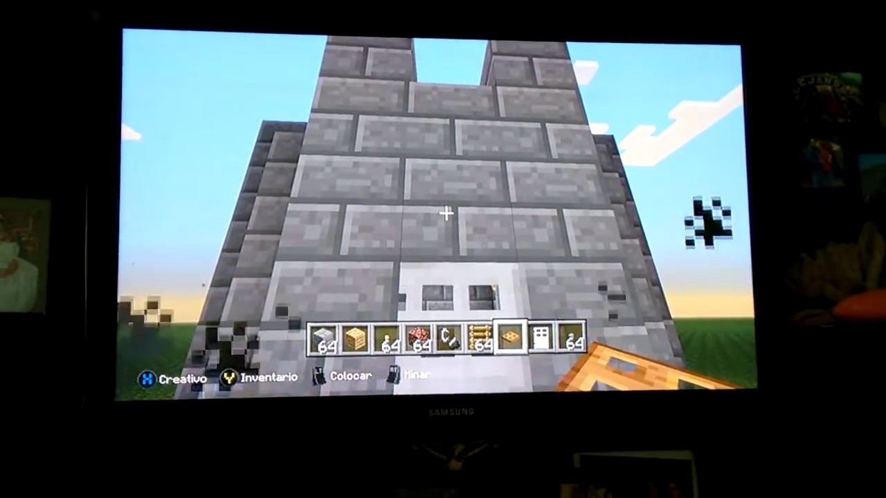 Cómo hacer un mini castillo en minecraft - YouTube