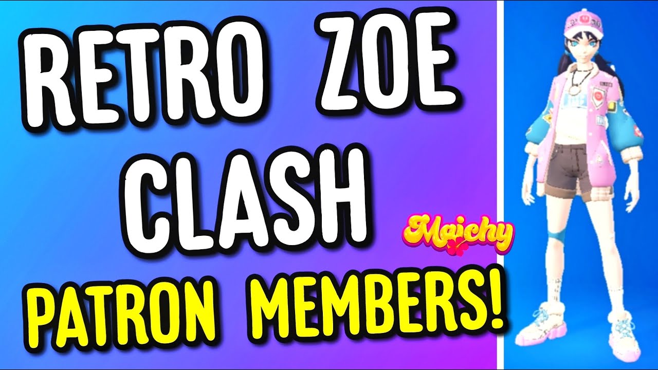 🔴 NEW Skin Retro ZOE CLASH - Mainframe Throwback Quest! 🥳 ️ Fortnite ...