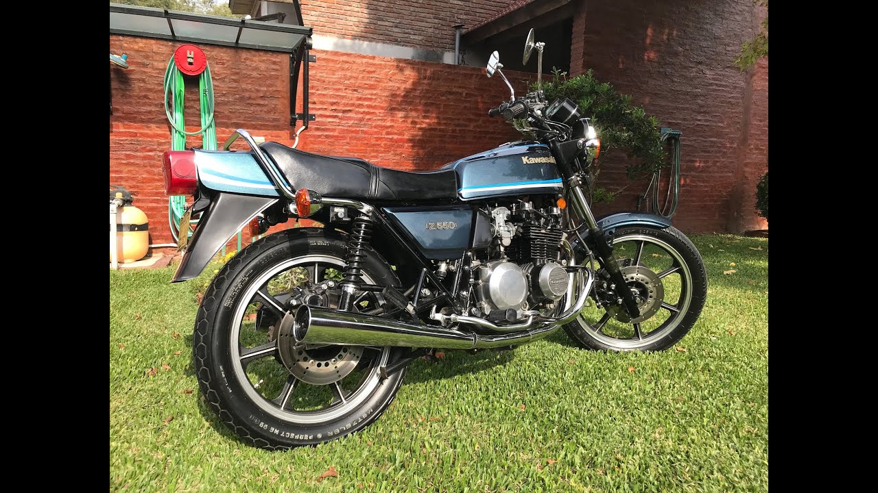 Kawasaki Z550, modelo 1981, 100 % Original ! - YouTube