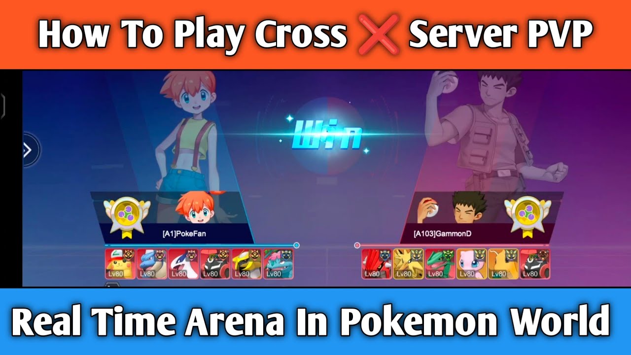 How To Play Cross Server PVP Battle In Pokemon World | Real Time Arena ...