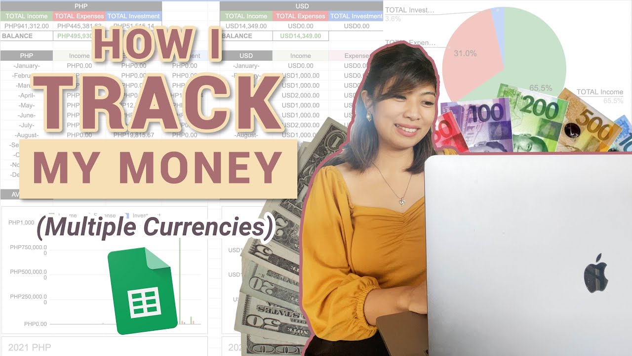 HOW I Track My Money | One or More Currencies | PHP | USD - YouTube