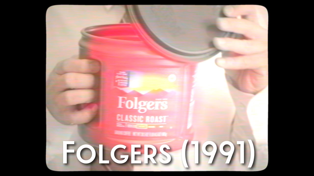 FOLGERS - LOST VINTAGE COMMERCIAL (1991) - Stobo Comedy - YouTube