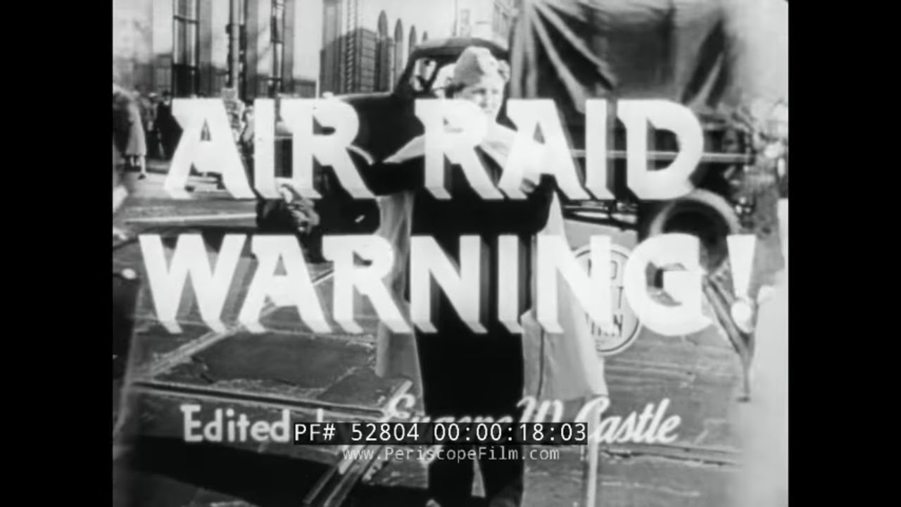AIR RAID WARNING USA CIVIL DEFENSE DURING WORLD WAR II 52804 - YouTube