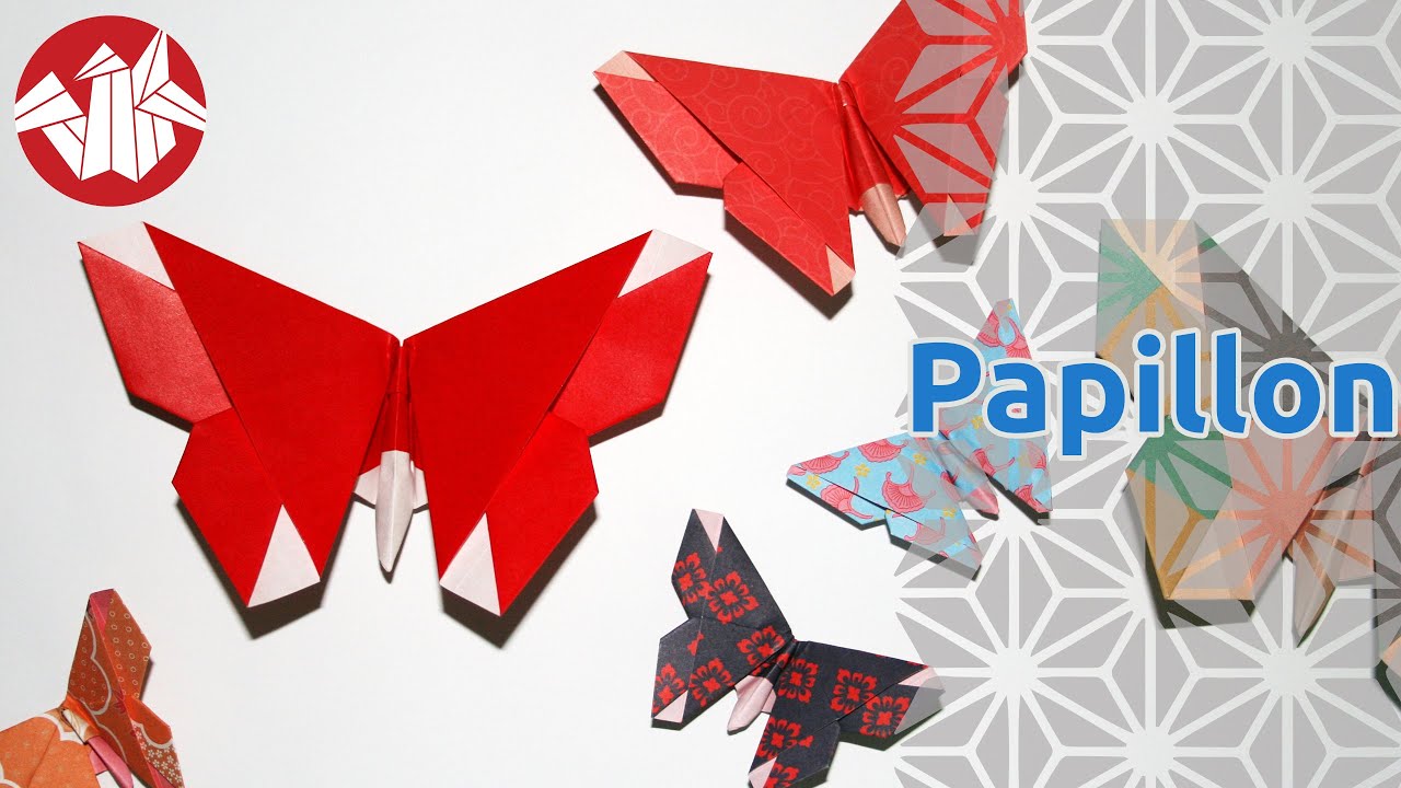 Origami - Papillon - Butterfly (HD) [Senbazuru] - YouTube