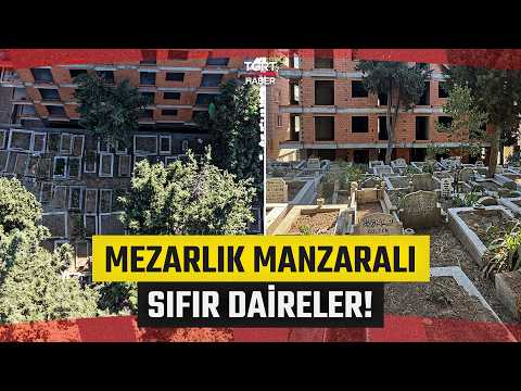 İstanbul'da Akıllara Durgunluk Veren İnşaat: Balkonların Kapısı Mezarlığa Açılıyor! - TGRT Haber