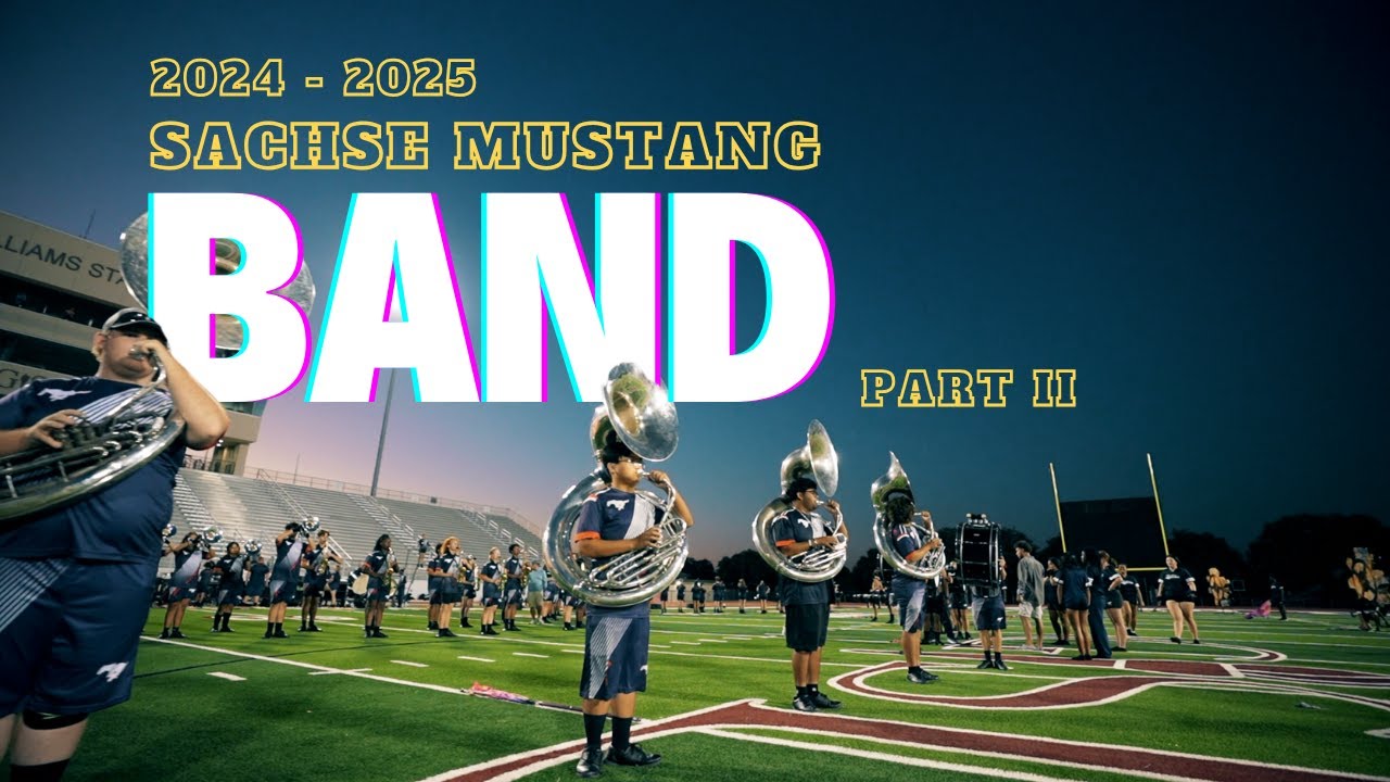 IT'S ONLY // Sachse High School Mustang Band 2024 - 2025 - YouTube