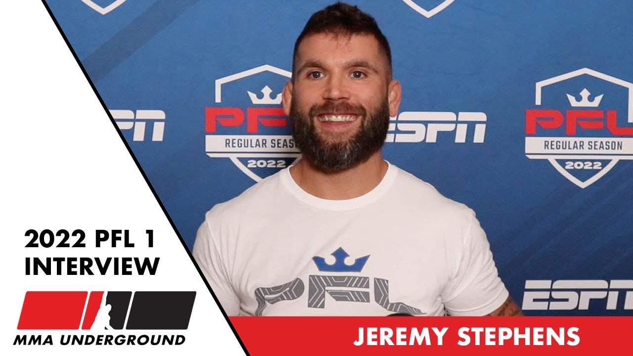 Jeremy Stephens fired up for 4/20, chose PFL as a Player For Life - YouTube