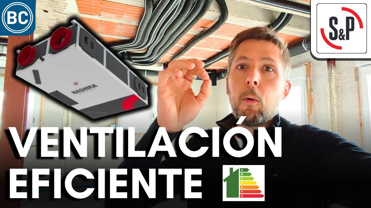 🔷 RECUPERADOR de CALOR EFICIENTE VENTILACIÓN DOBLE FLUJO, NASHIRA | EP ...