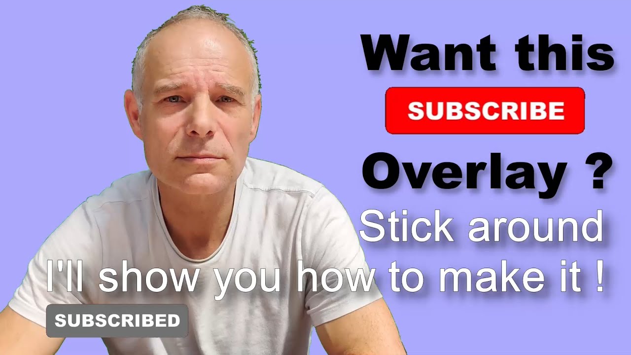 Kdenlive Tutorial - Make your own SUBSCRIBE overlay using Kdenlive ...