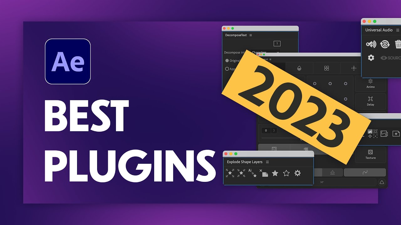 Speed up your After Effects Workflow with these five plugins - YouTube